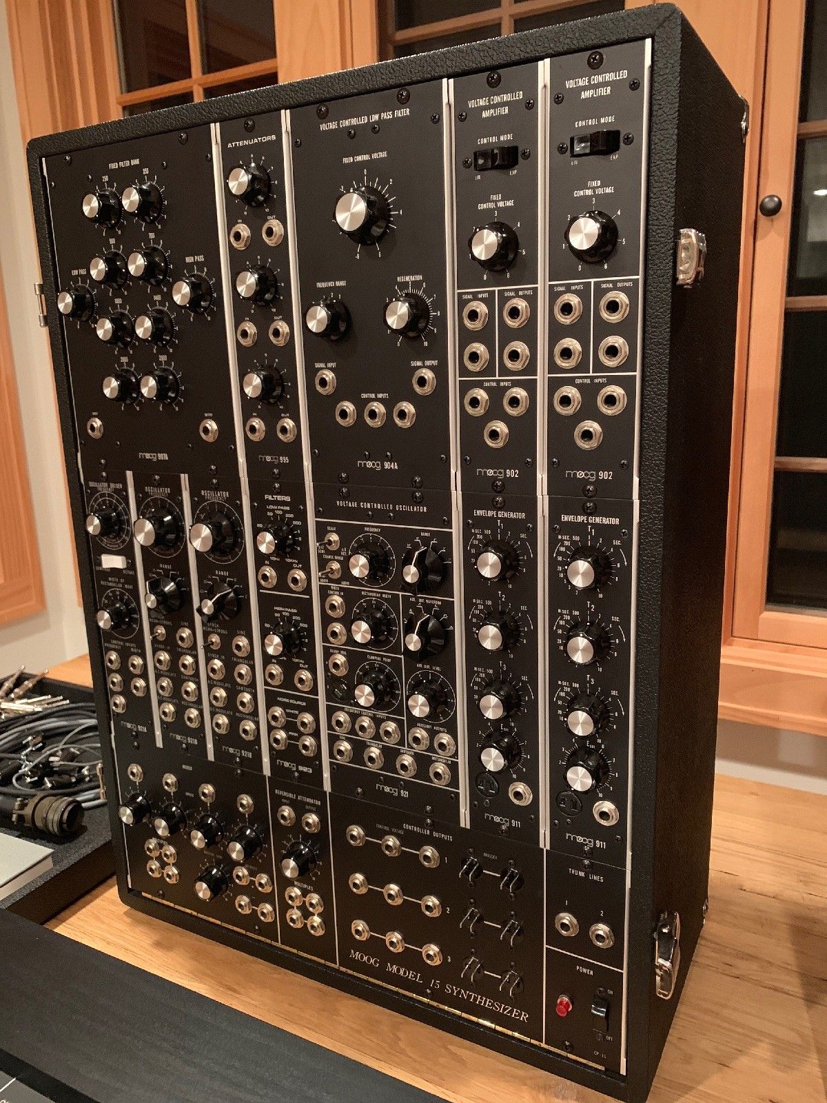 MATRIXSYNTH: Moog Model 15 SN 021 of 150 w/ Original Box