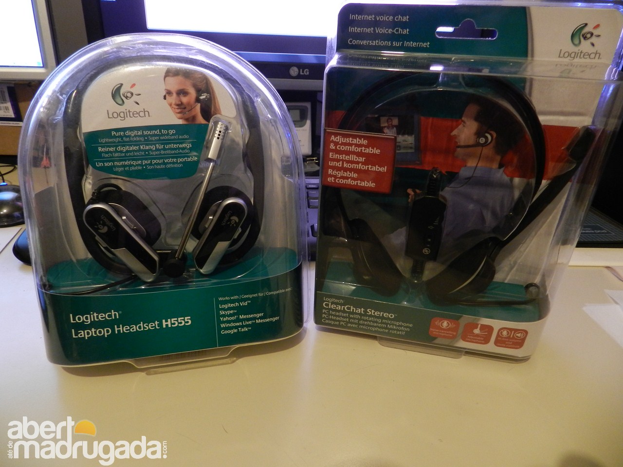 Análise Logitech H555 Laptop Headset | Aberto até de Madrugada