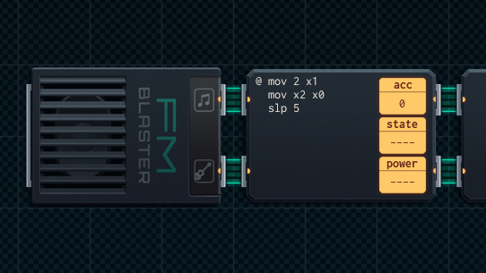 MATRIXSYNTH: Zachtronics Shenzhen I/O - Synthesizer FM BLASTER