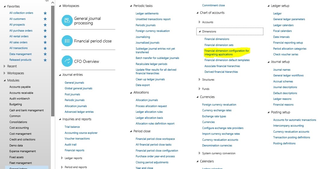 AX HELPER: Data management – financial dimensions import in D365 / AX7 ...