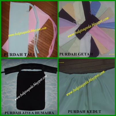 UMMI BALQIS COLLECTION : PURDAH HALF/NIQAB