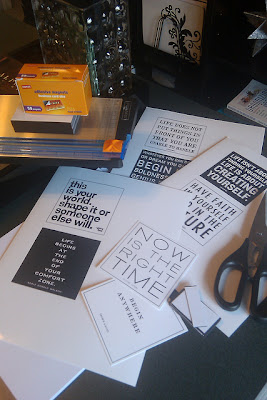 FOCAL POINT STYLING: DIY MAGNET QUOTE BOARDS & DOORS