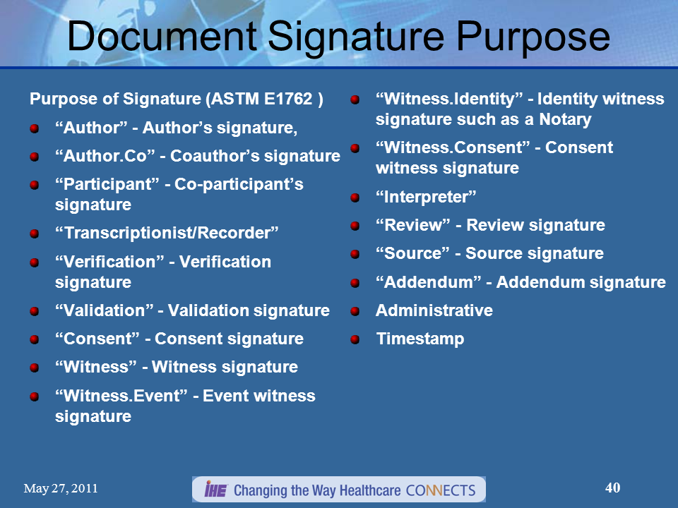 Healthcare Exchange Standards: IHE - Privacy and Security Profiles ...