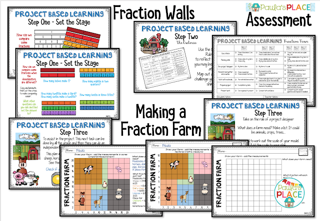 Paula's Place Teaching Resources: Farm Fractions