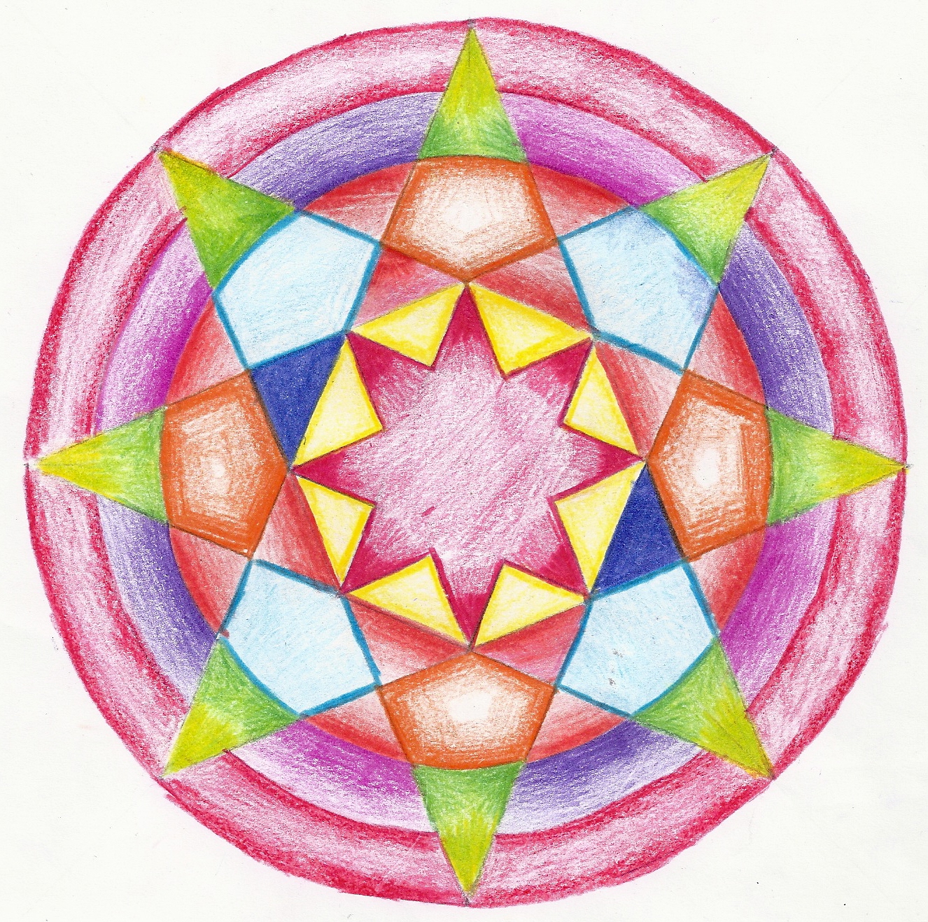 EDUCACIÓN PLÁSTICA Y VISUAL: POLÍGONOS ESTRELLADOS