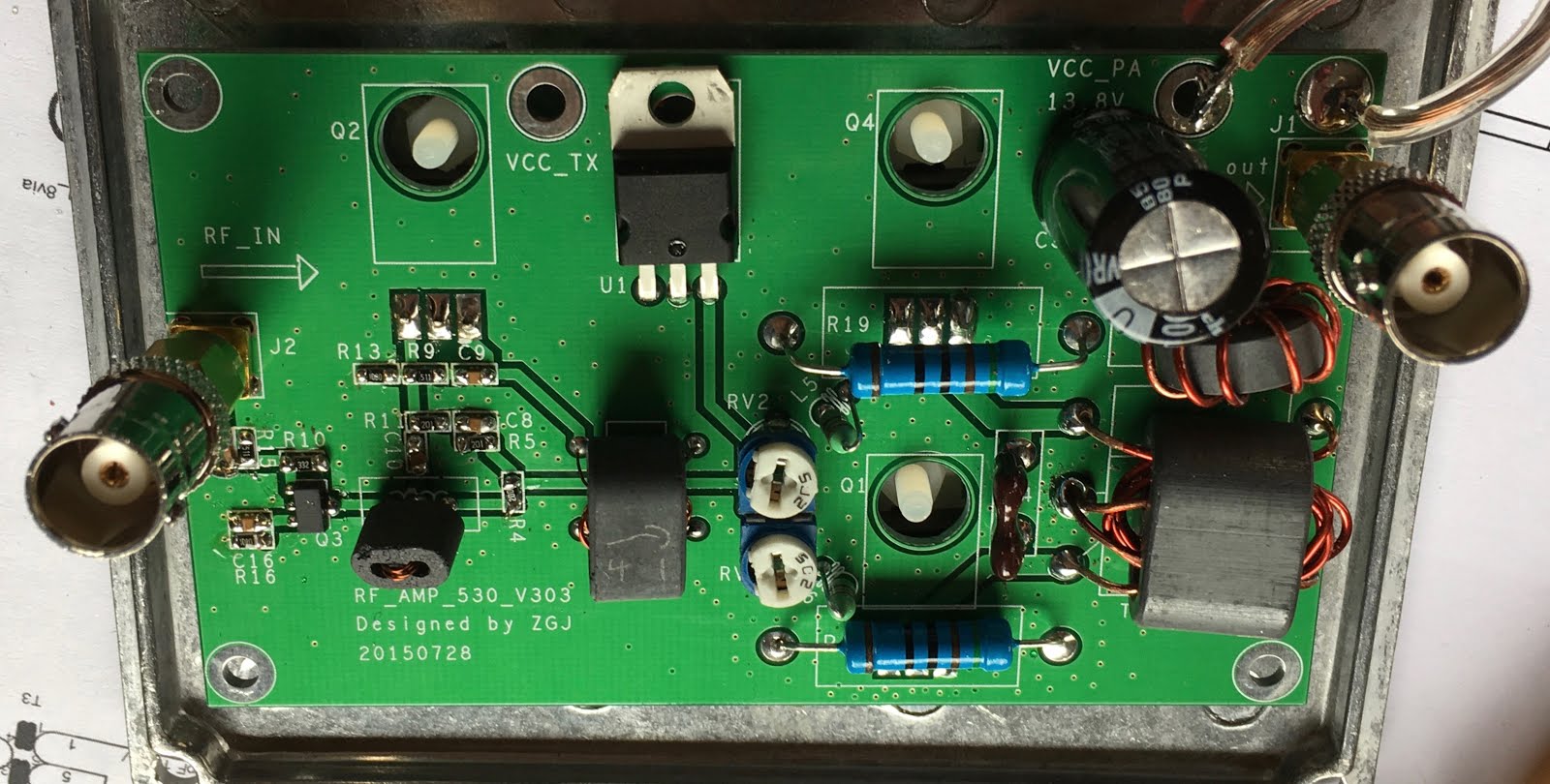 marxy's musing on technology: Low cost 45W HF linear amplifier kit
