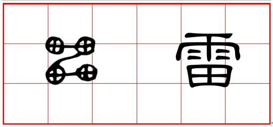 100 Stories of Chinese Pictograms: Radical 0 9 雷 léi, thunder