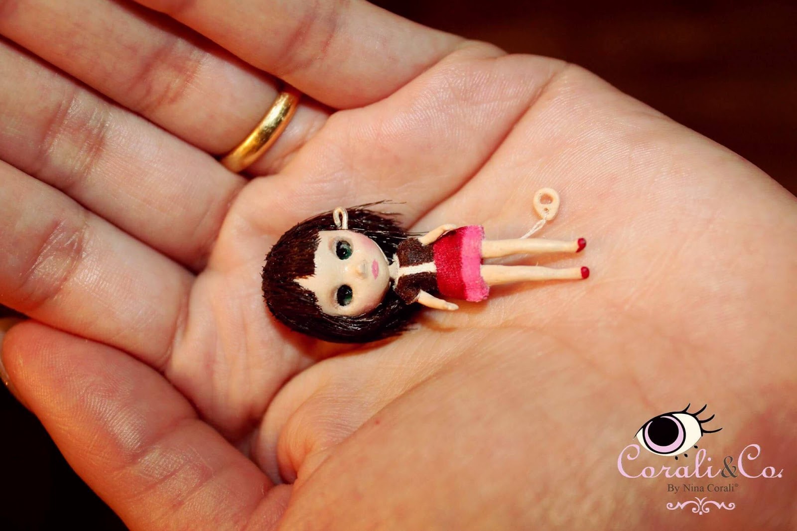 .: Miniature Blythe Simply Chocolate Inspired Doll