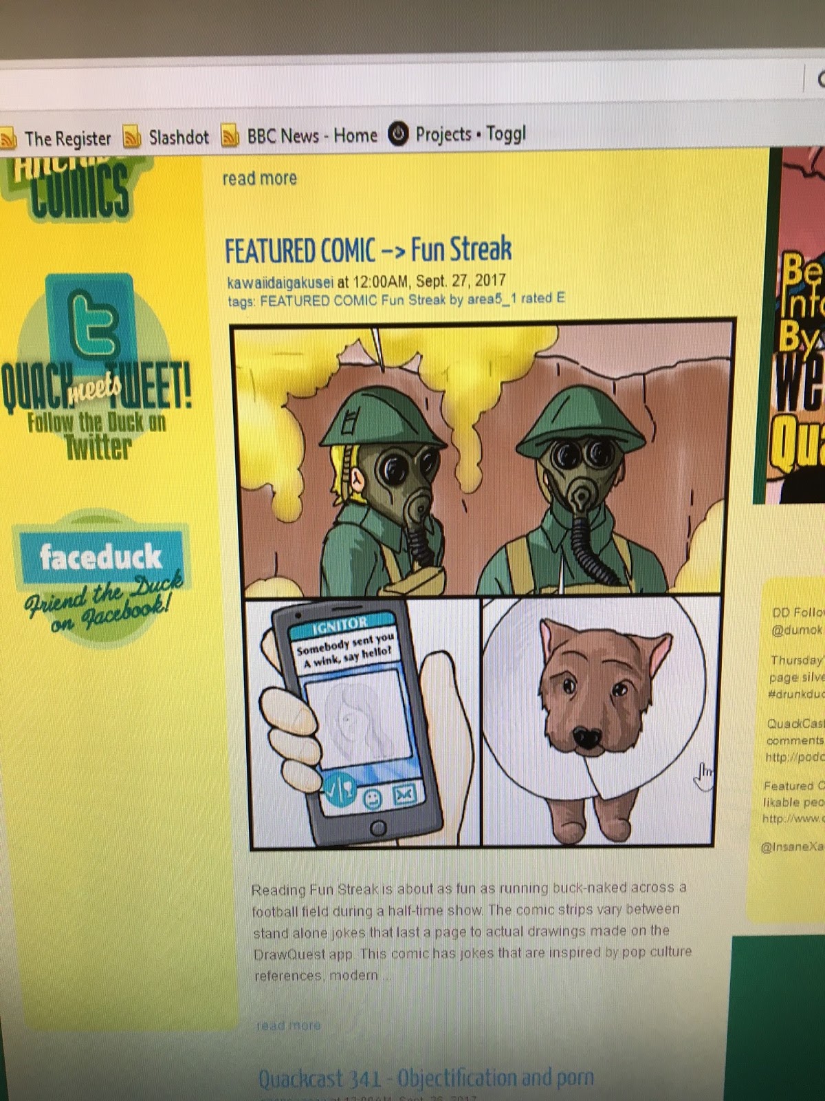 The Sketch-Hikers Guide To The Galaxy: Funstreak got Featured on Duck ...