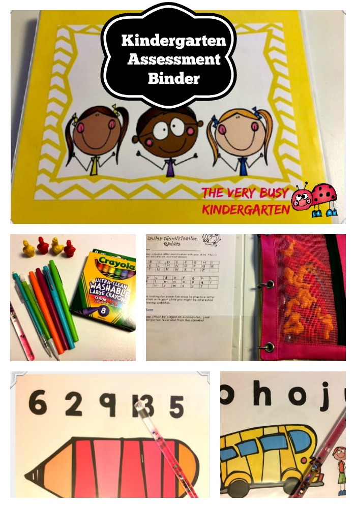 The Very Busy Kindergarten: Kindergarten Assessment Binder