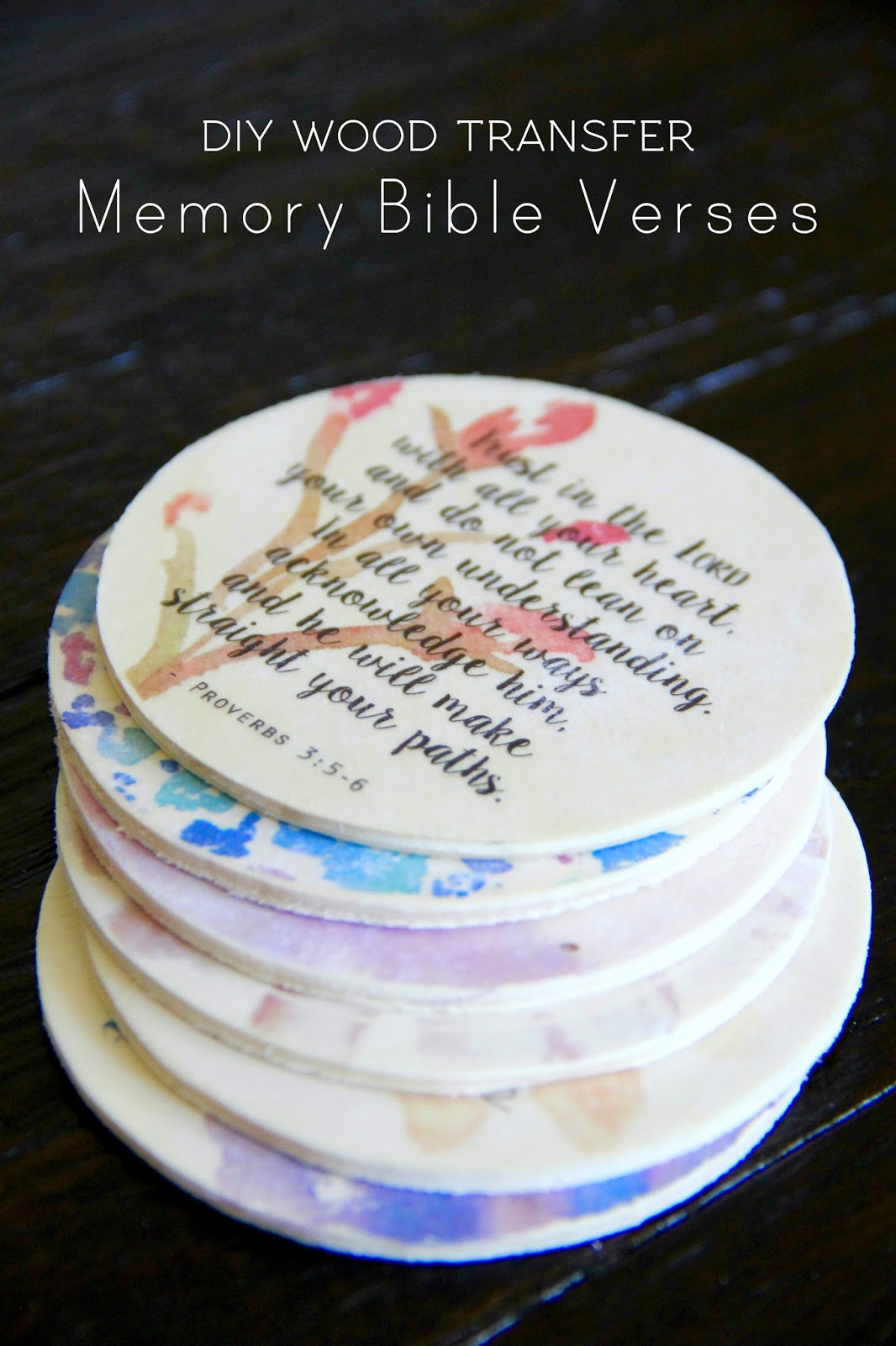 DIY Wood Transfer Memory Bible Verses || My #MothersPromise | Home On Oak