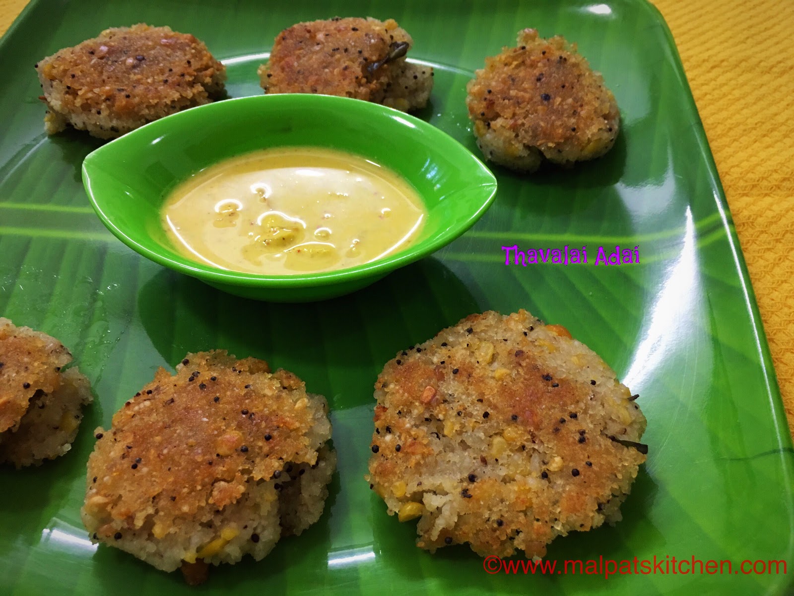 THAVALAI ADAI, how to make Thavalai adais ~ Malpats Kitchen