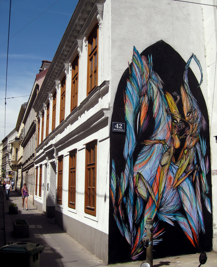 Shida 新作ミューラル In ウィーン (オーストリア)