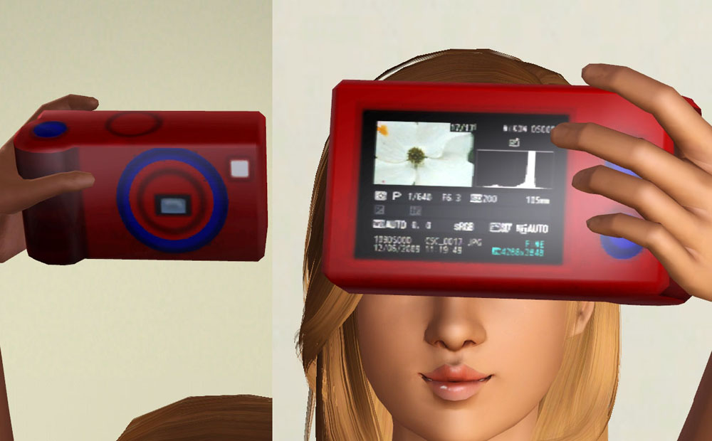 My Sims 3 Blog: Myspace Camera Accessory by Traelia