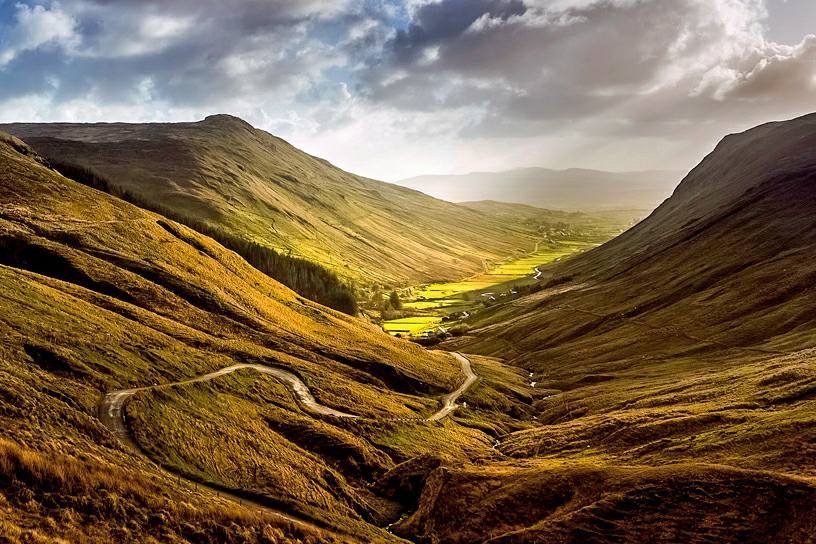 El norte de Irlanda: Glengesh Pass - Condado de Donegal