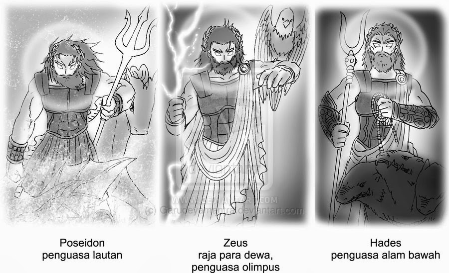 Zeus poseidon hades statues - secretsbezy