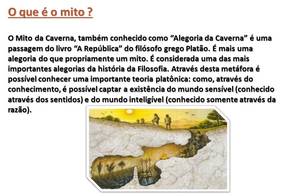 O Mito da Caverna: Moral da História!