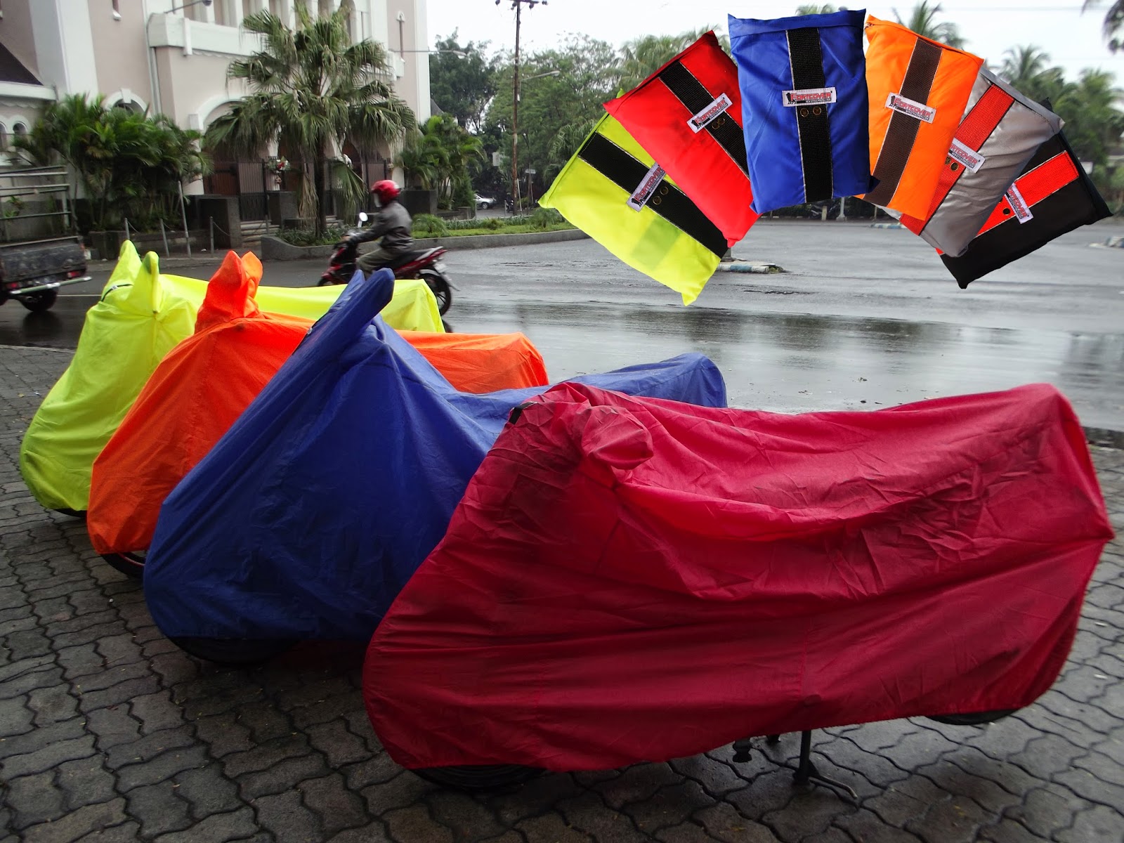 Asesoris motor mobil, selimut, jaket Motor Mobil Bandung