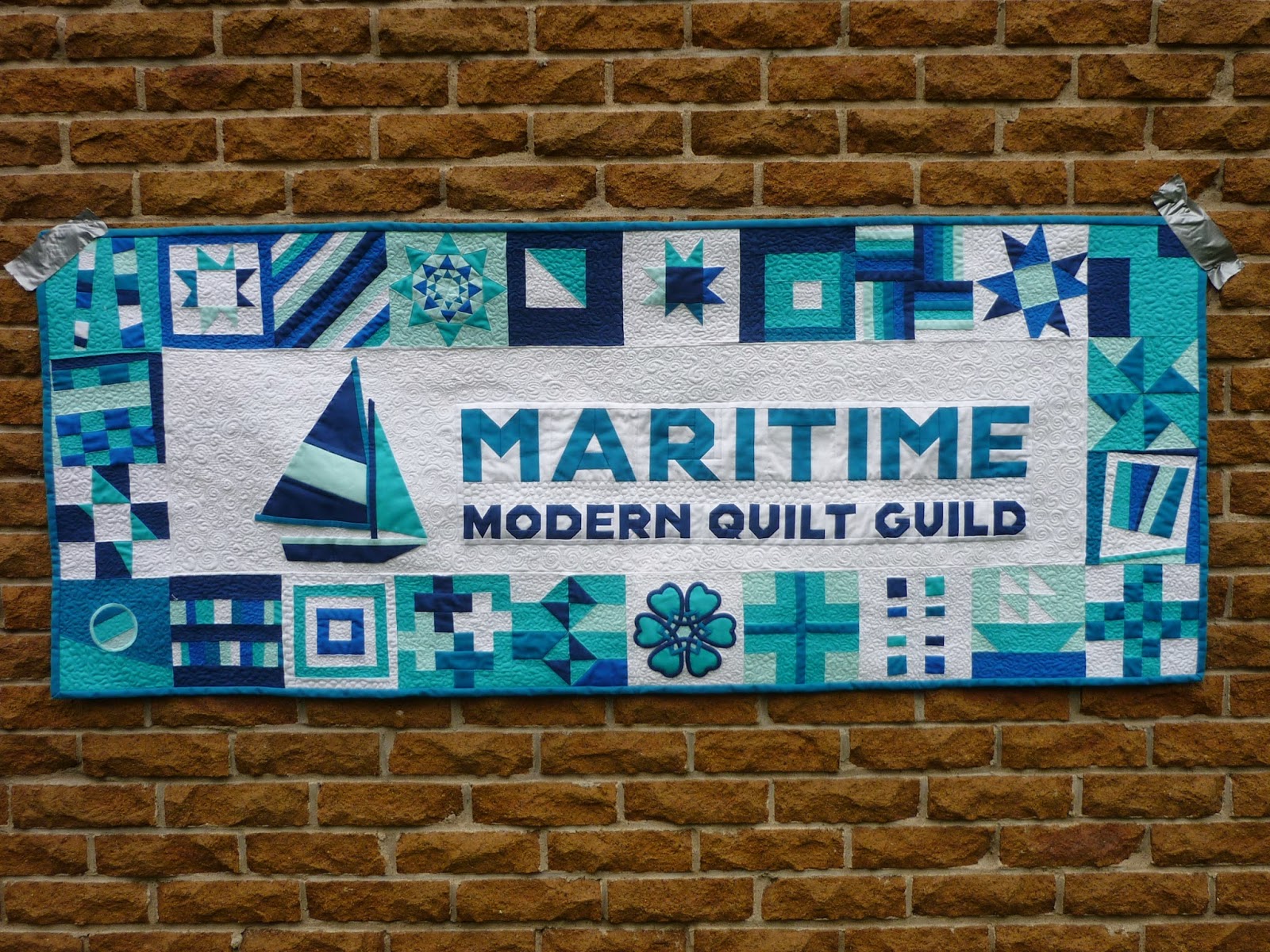 Maritime Modern Quilt Guild: Celebrating with a Banner!