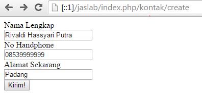 Belajar Codeigniter Untuk Pemula dan MySQL - CRUD part 1 (entri data)