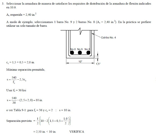 Diseño de una viga rectangular sólo con armadura de tracción (IV ...