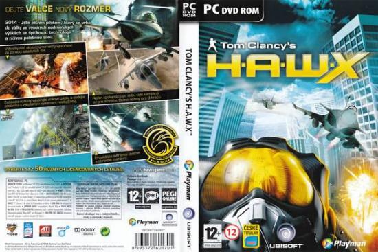 PC Games CD Cover: Tom Clancy's HAWX