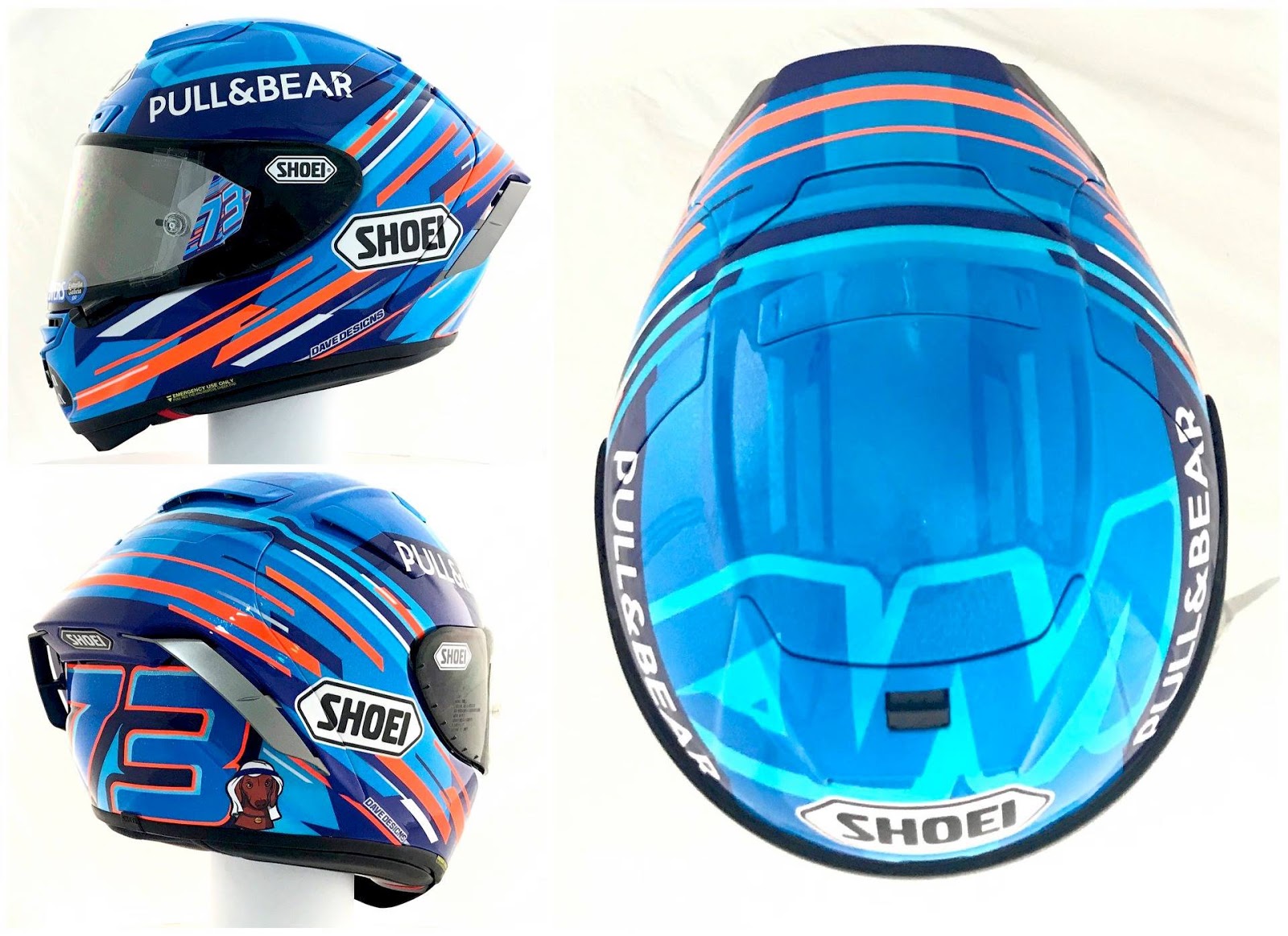 Racing Helmets Garage: Shoei X-Spirit III A.Márquez 2019 by Dave Designs