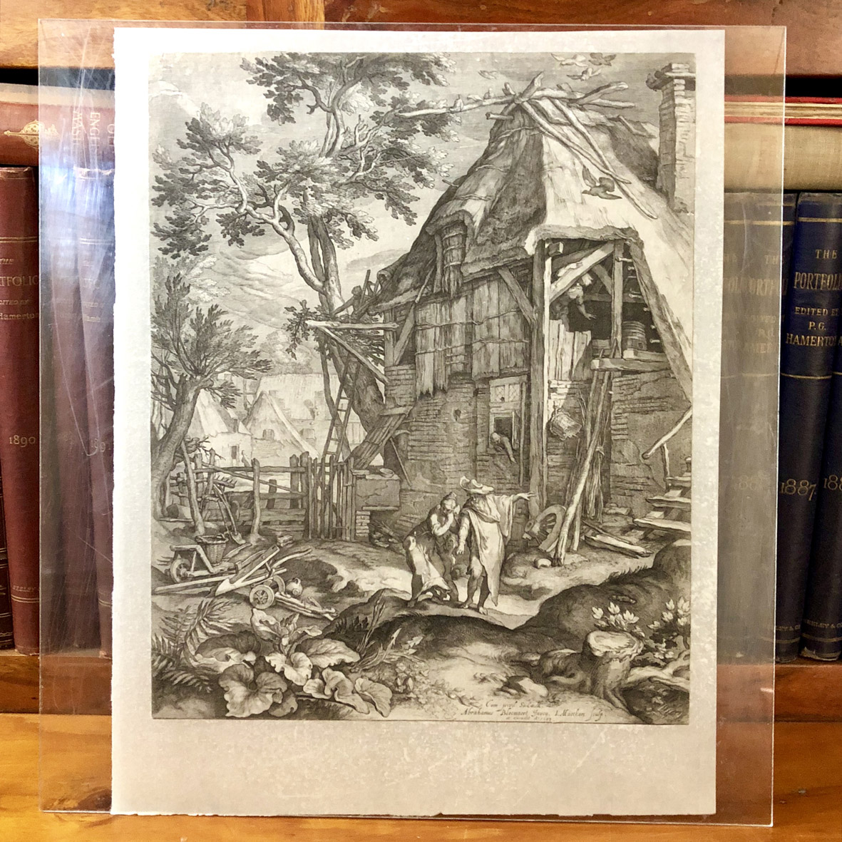 Prints and Principles: Jacob Matham’s engraving, “Abraham casting out ...