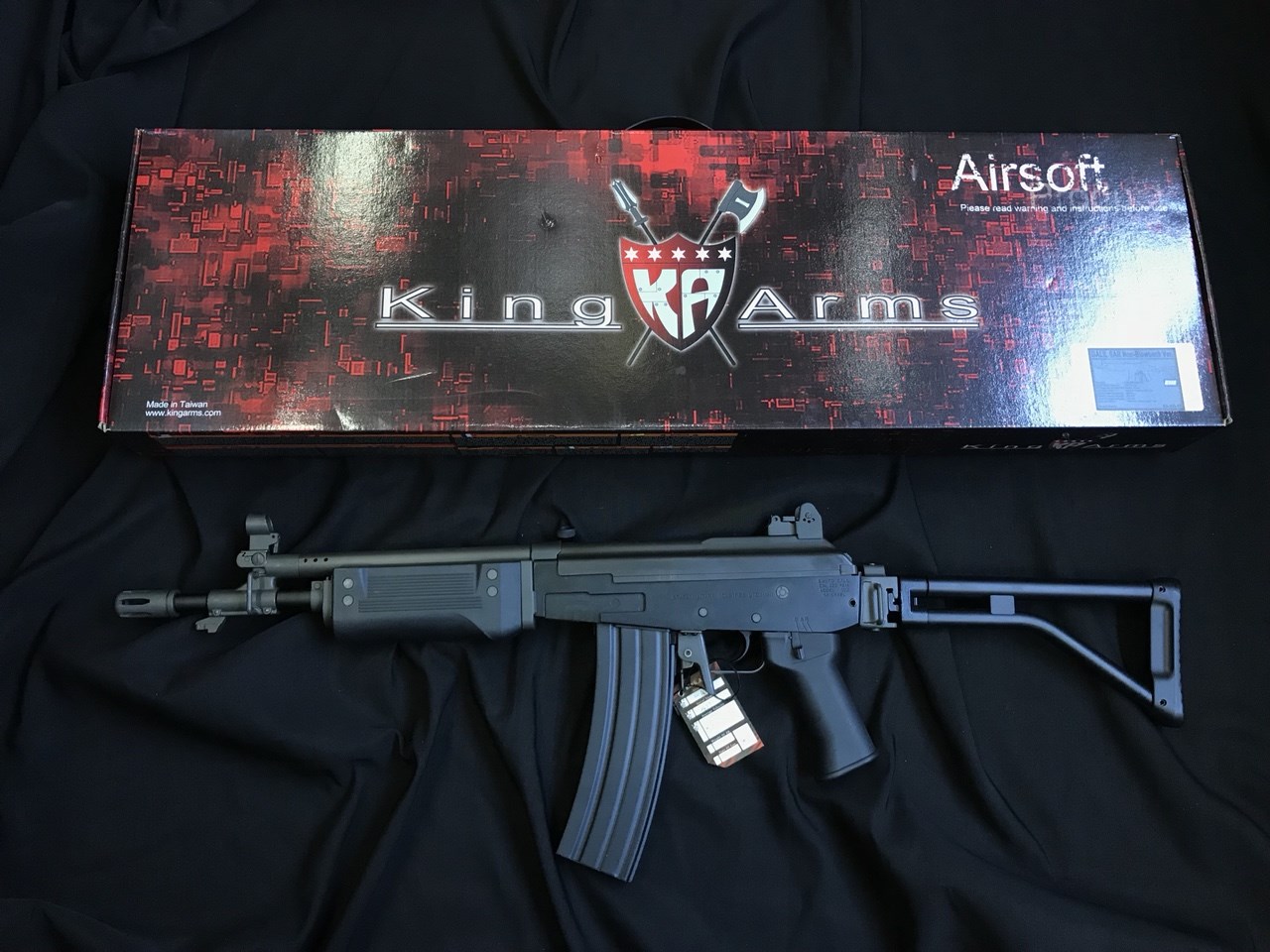 BB GUN: GALIL SAR FULL METAL AIRSOFT AEG GUN