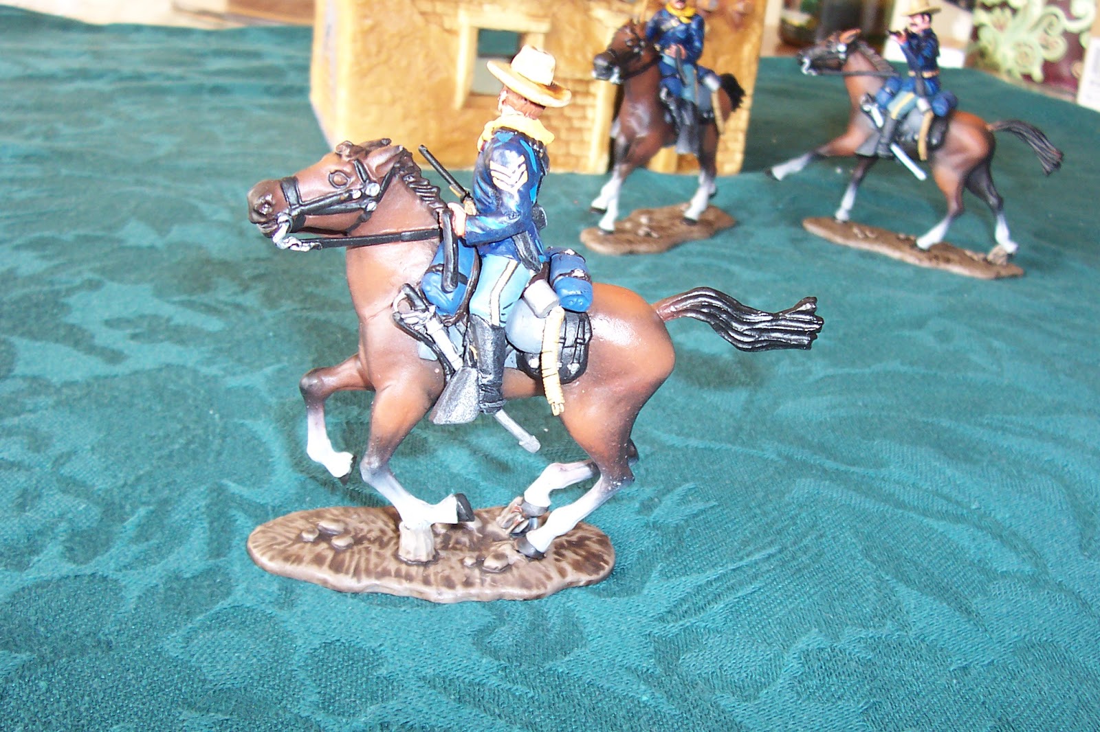 Morgan Miniatures: MORGAN MINIATURES 3 NEW MOUNTED US CAVALRY