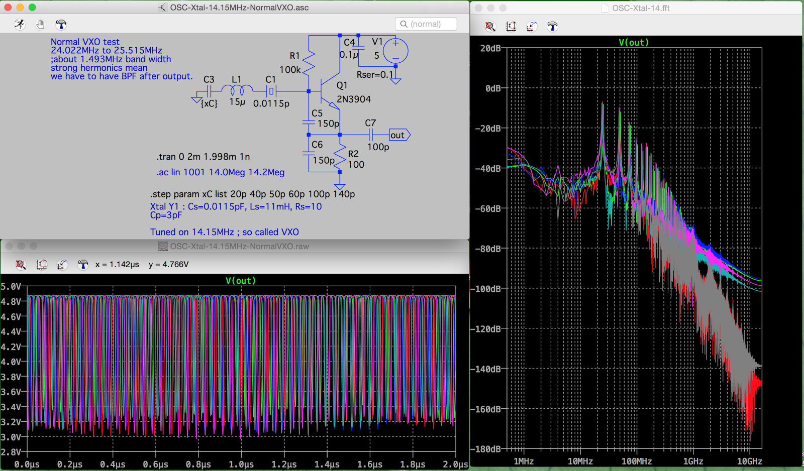 Designing Radios, Electronics. /通信装置設計入門・学習: VXO式/Super VXO式 周波数可変型 水晶 ...