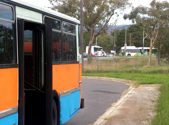 on four wheels: ACTBUS take ex-ACTION Bus 670 around Canberra