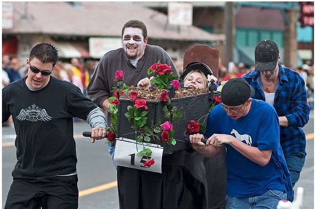 EMMA CRAWFORD COFFIN RACE AND FESTIVAL FROM MANITOU SPRINGS, COLORADO!