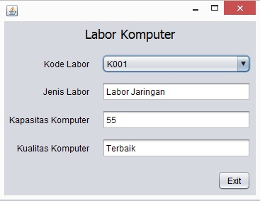 JAVA NETBEANS - BERMAIN DENGAN COMBOBOX ~ JONCODE