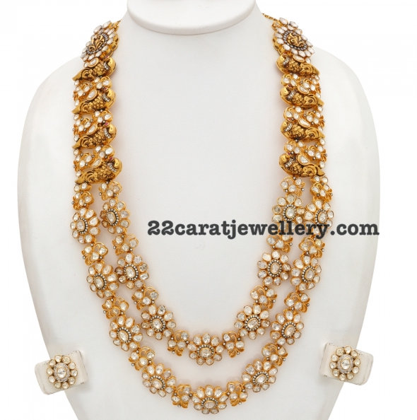 253 Grams Diamond Mala - Jewellery Designs