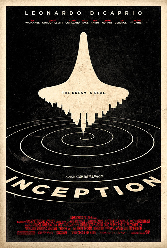 The Geeky Nerfherder: Movie Poster Art: Inception (2010)