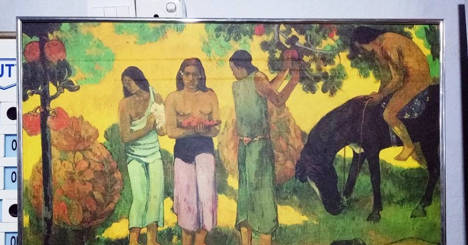 PAINTING RUPE RUPEE ,Artist :GAUGUIN,PAUL From Paris, Franc . ~ Marine ...