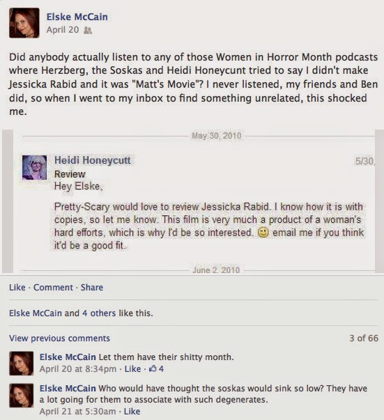 Trolls in the Horror Community: The Best of Elske McCain Going Crazy!