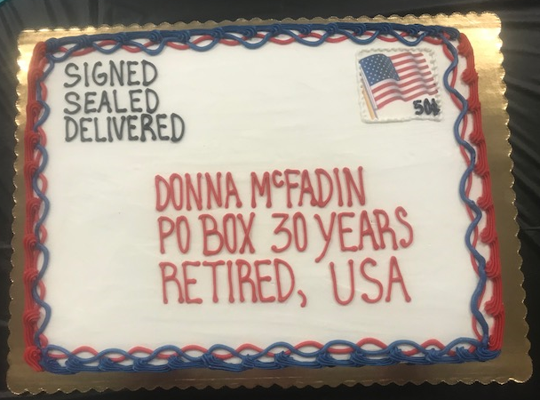 Usmail Carrrier Cake