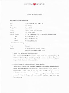contoh surat rekomendasi lpdp - wood scribd indo