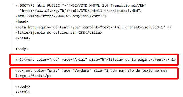 HTML5: 1- CSS Básico Comienzos
