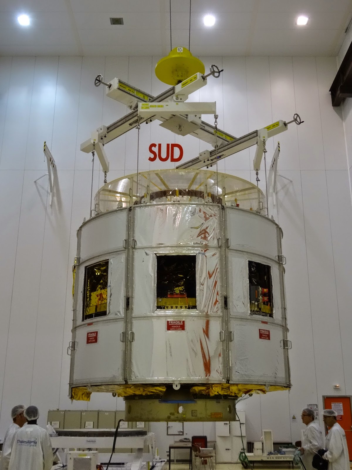 MSG-4 Launch Campaign: (C3) From Container to Dolly