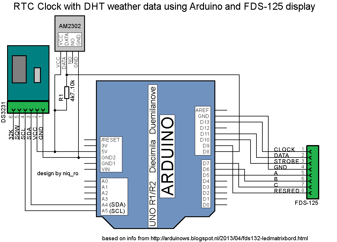 Arduino tehNiq: FDS-125 display with Arduino (2)