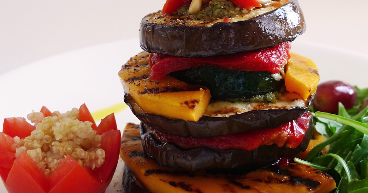 Minty's Kitchen: Vegetables Stack & Quinoa