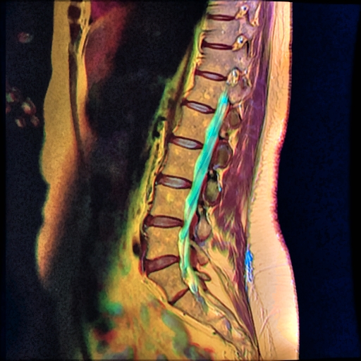 Nevit's blog: Color MRI of the Lumbar vertebrae