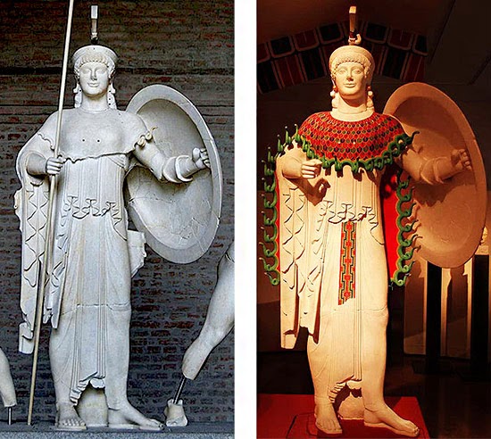 romanoimpero.com: LE STATUE COLORATE