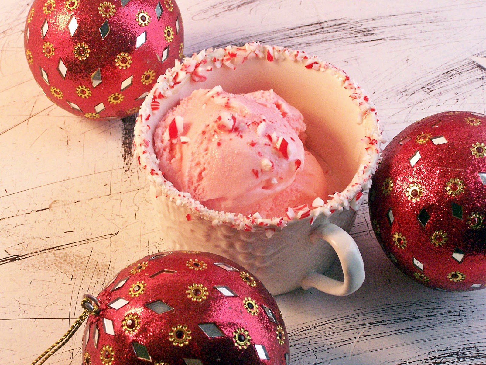 Pretty Pepperminty Ice Cream