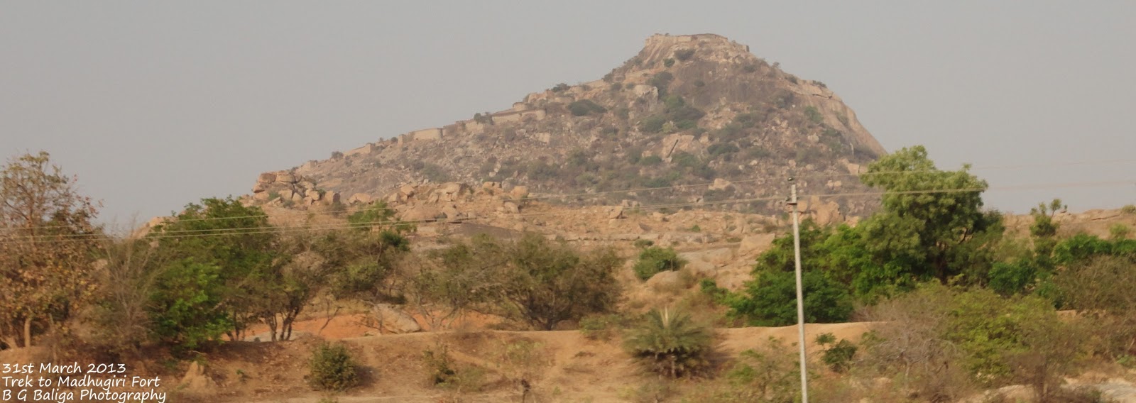 Madhugiri Hill conquered by 6 BTC Kings - Bangalore Trekking Club®