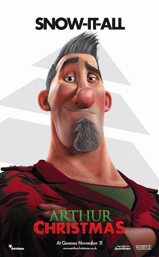 Arthur Christmas Movie Character Posters