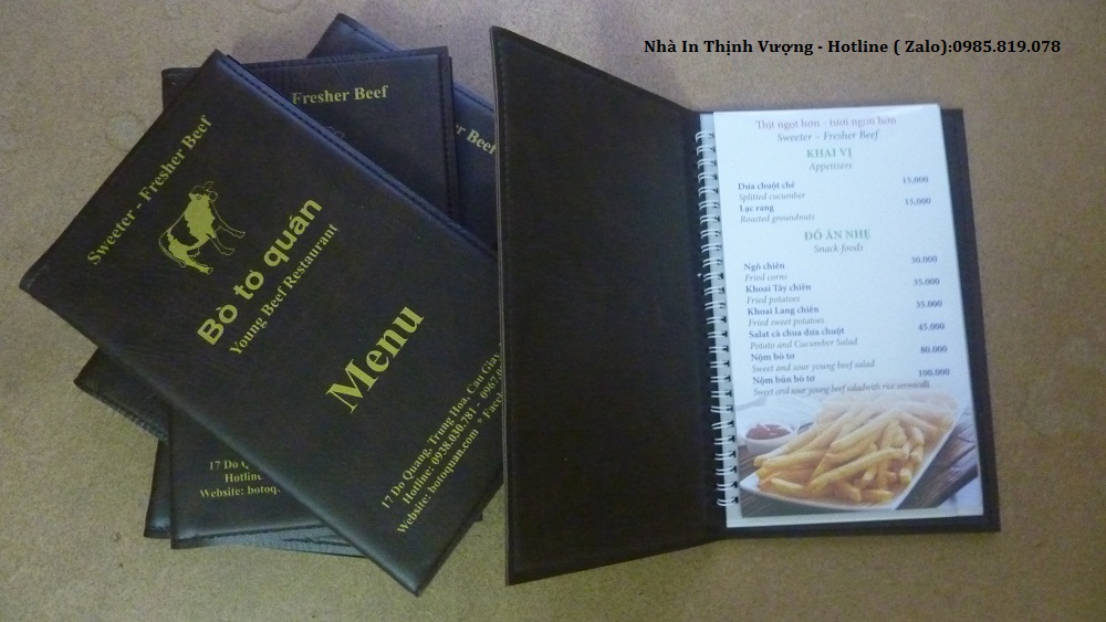 Mẫu menu café đẹp cho chủ quán lựa chọn - MENU NHÀ HÀNG ĐẸP